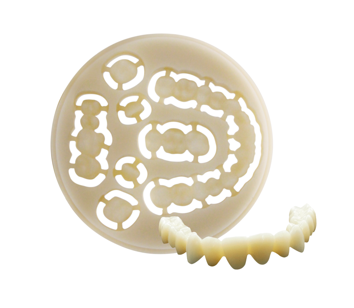 Aidite® Multi-layer Pre-Shaded PMMA | Dental Milling Materials ...
