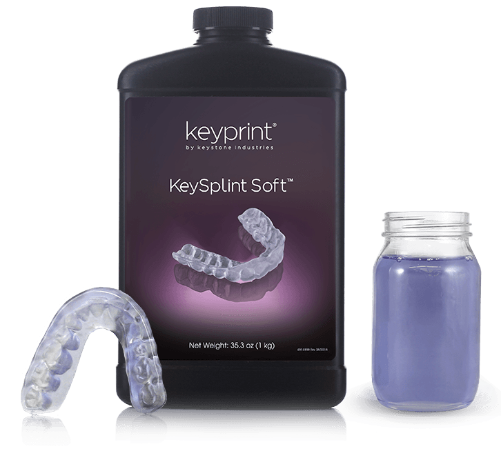 Keystone KeyPrint KeySplint Soft Resin for Splints and Night Guards ...